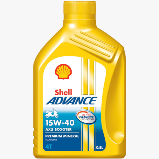 Shell Advance 4T AX5 Scooter 15W-40 – Big Bike Tech